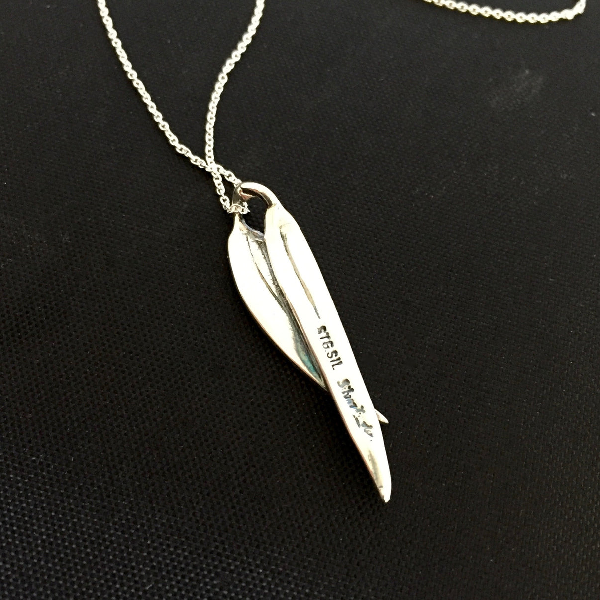 Gumnut and gum leaf pendant - Optional chains – Silver Earth Design
